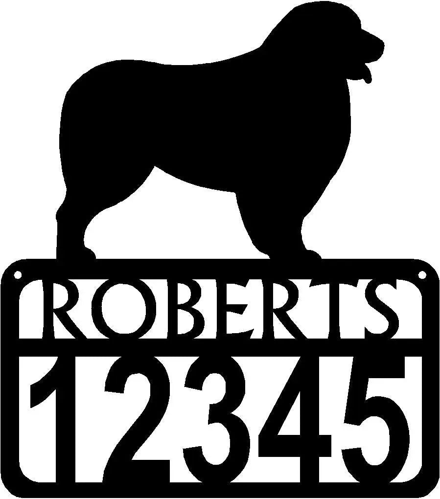 Australian Shepherd Personalized Dog Sign with Name & House Numbers ...