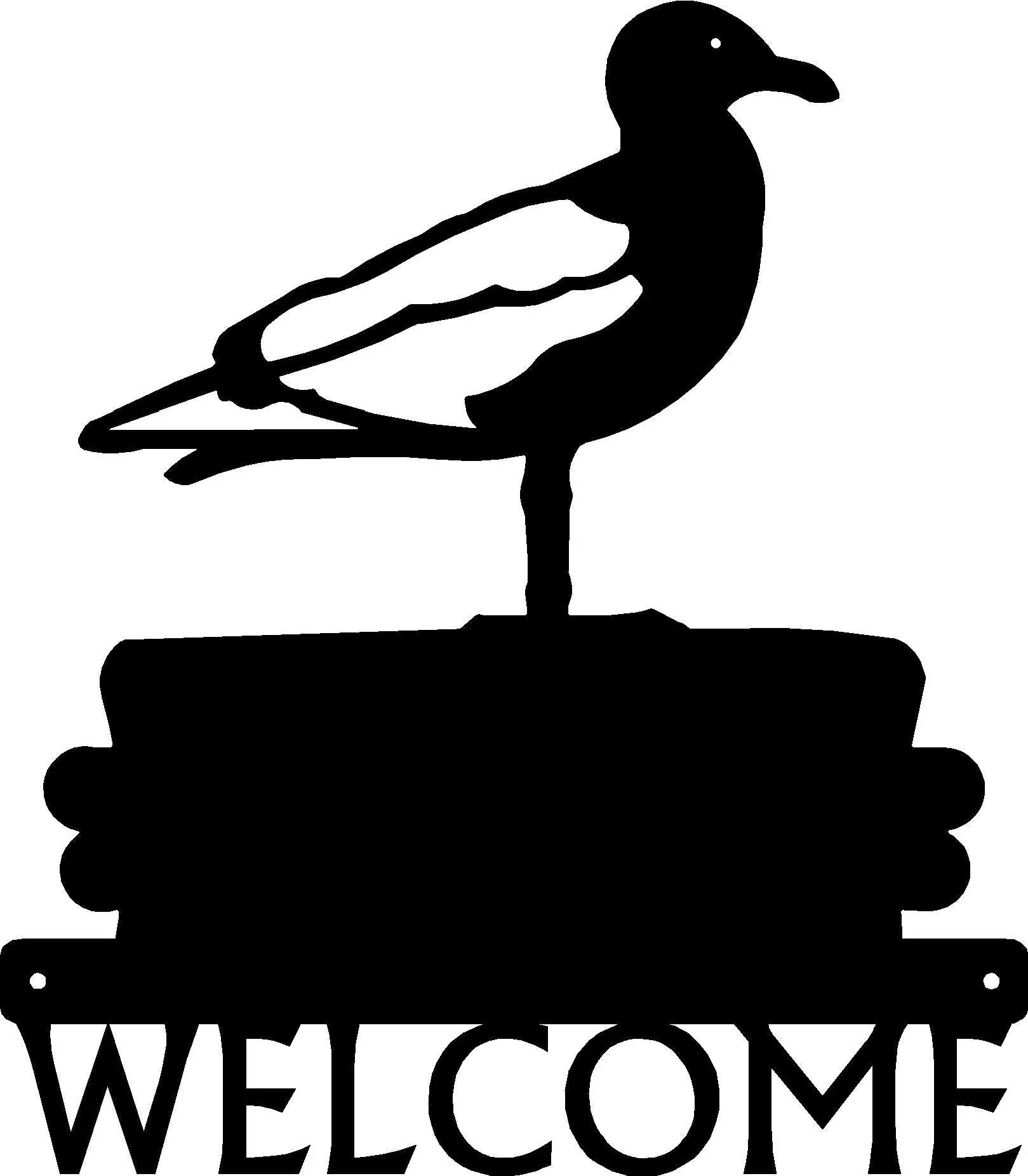 Coastal Life Metal Welcome Signs & Exterior Wall Art | Made in the USA ...