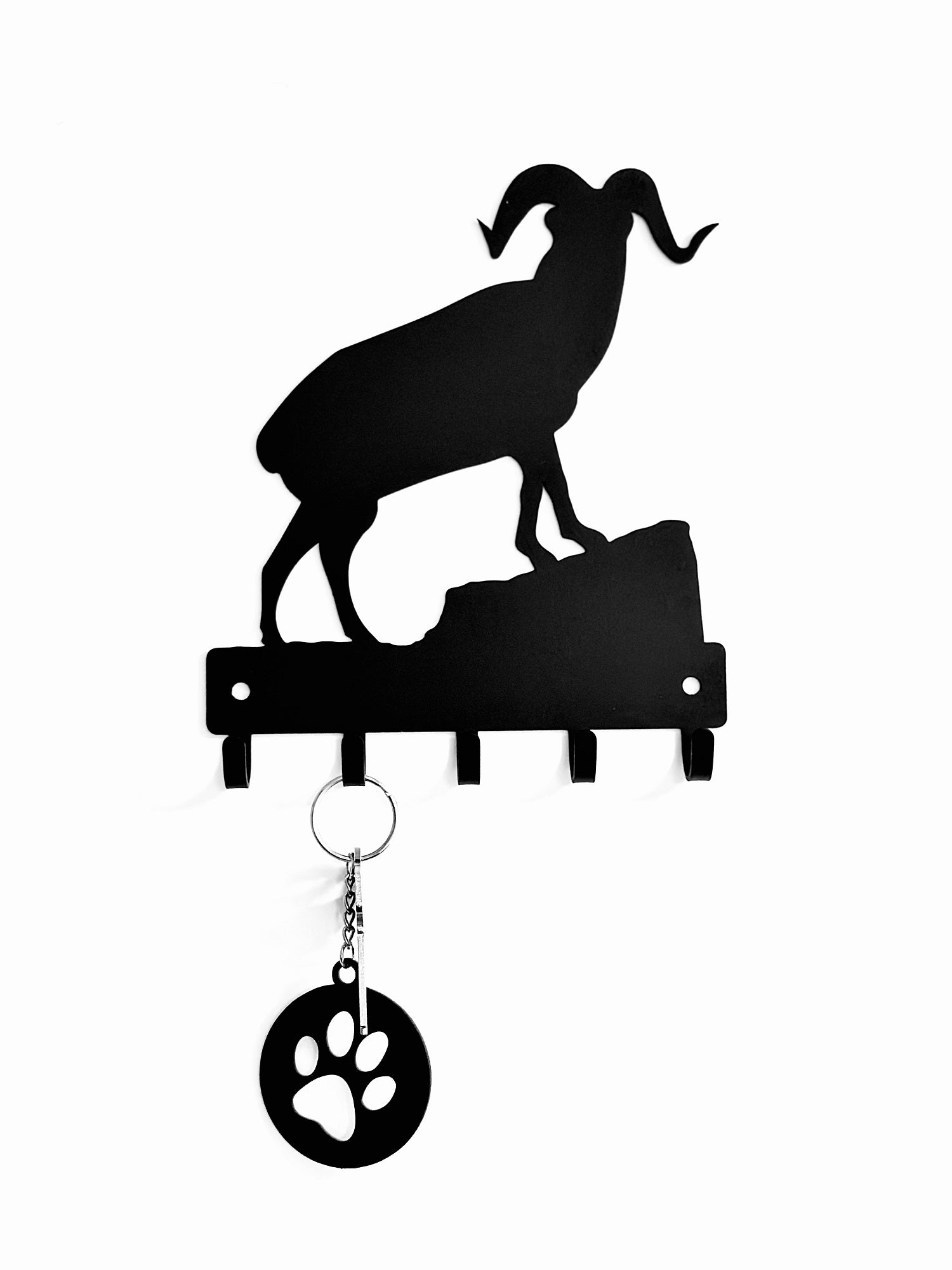 Bighorn Ram Farm Key Holder/ | The Metal Peddler