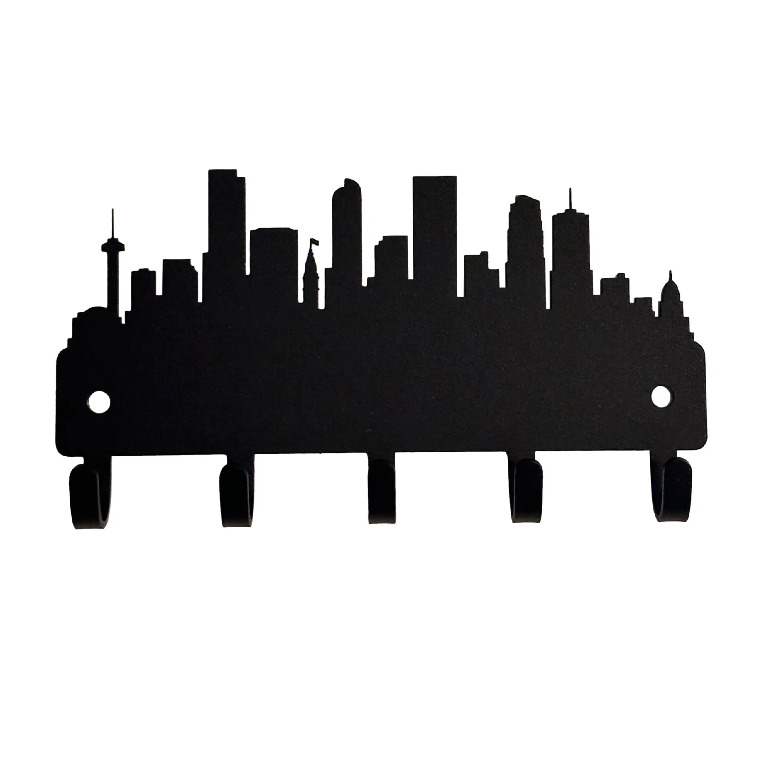 Denver City Skyline Key Holder | The Metal Peddler