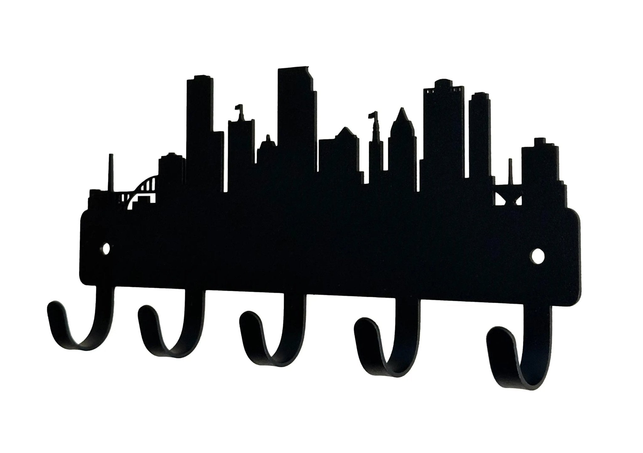 Milwaukee City Skyline Key Holder | The Metal Peddler