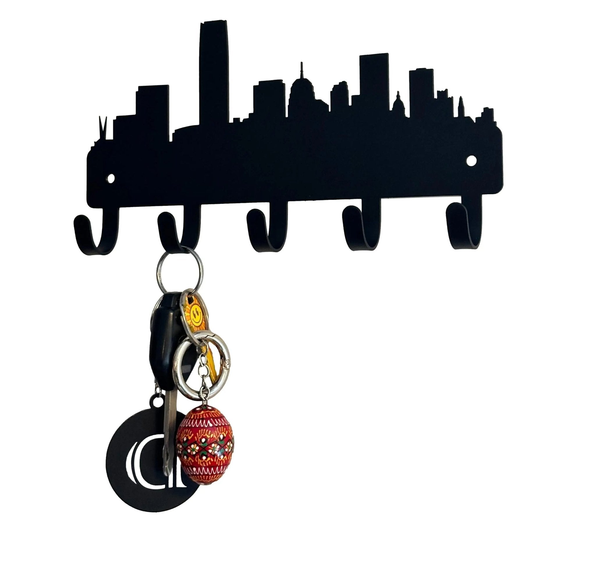 Oklahoma City Skyline Key Holder | Made in the USA | The Metal Peddler
