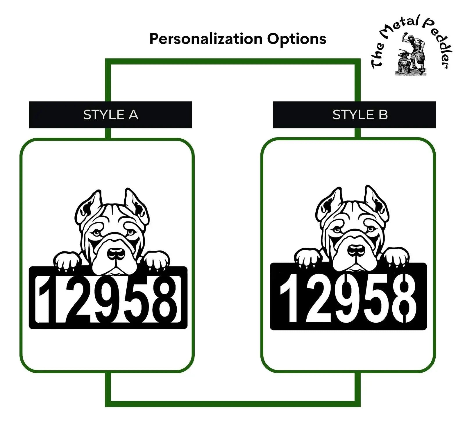 Address Signs & House Numbers Made in USA by The Metal Peddler | Page 5
