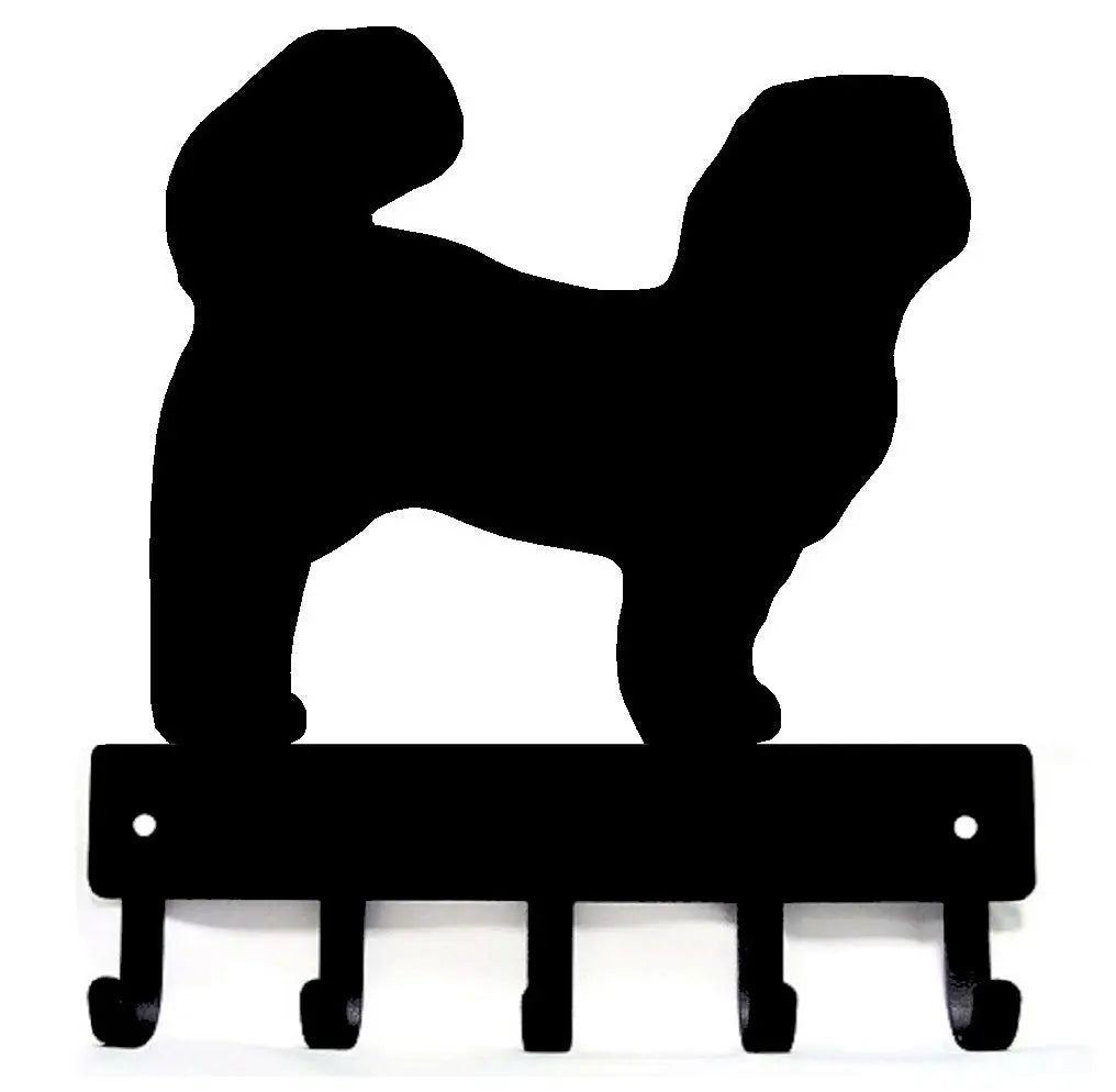 Shih Tzu Trimmed Coat Dog Key Rack/ Leash Hanger | The Metal Peddler