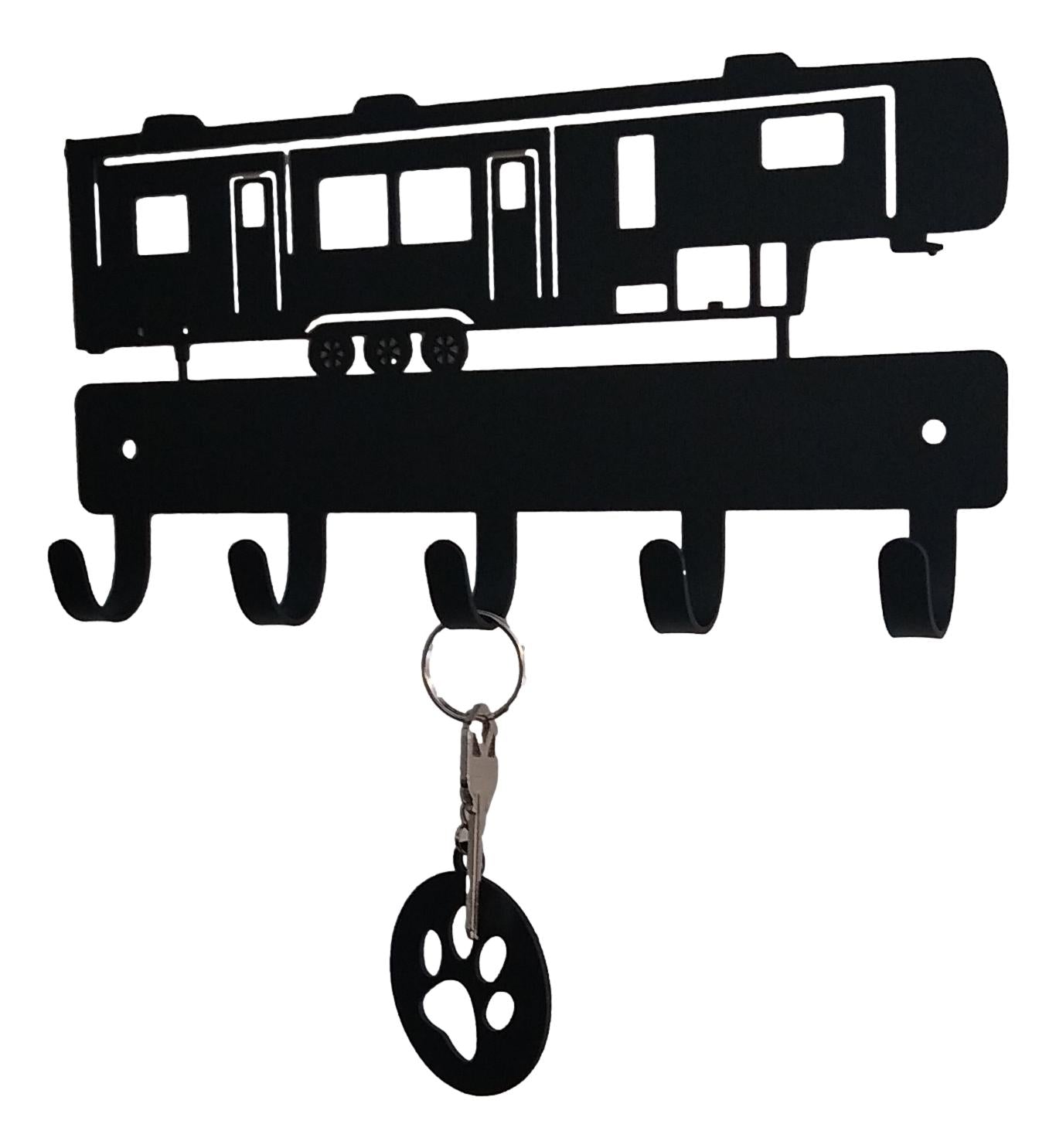 Tri-Axle Fifth Wheel Camper Key Rack | The Metal Peddler