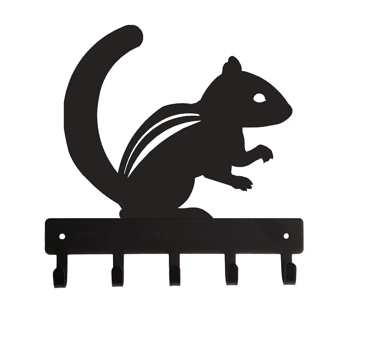 Chipmunk Key Rack | Wildlife Art & Decor | Made in the USA | The Metal ...