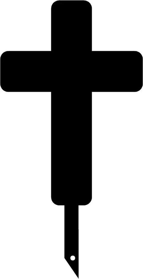 Cross #13 Religious Wall Art or Ground Stake with Name Option | The ...