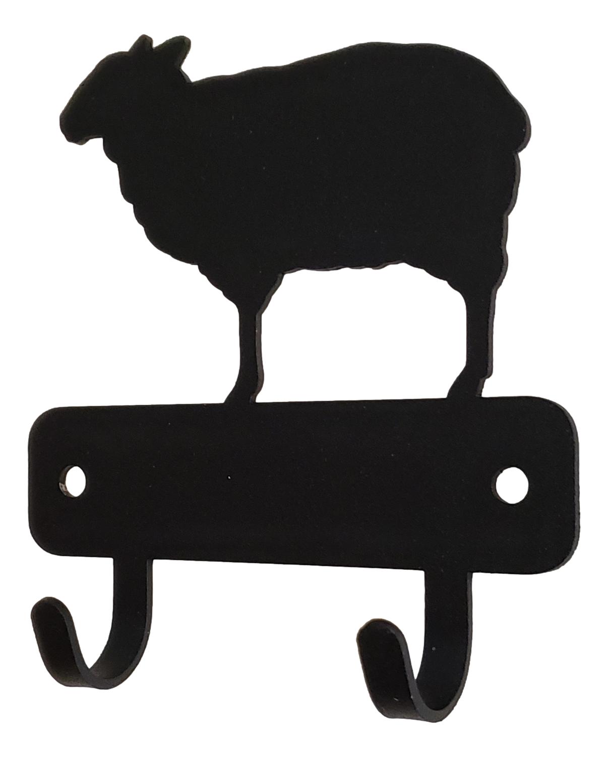 Sheep Mini Key Rack with 2 hooks | The Metal Peddler