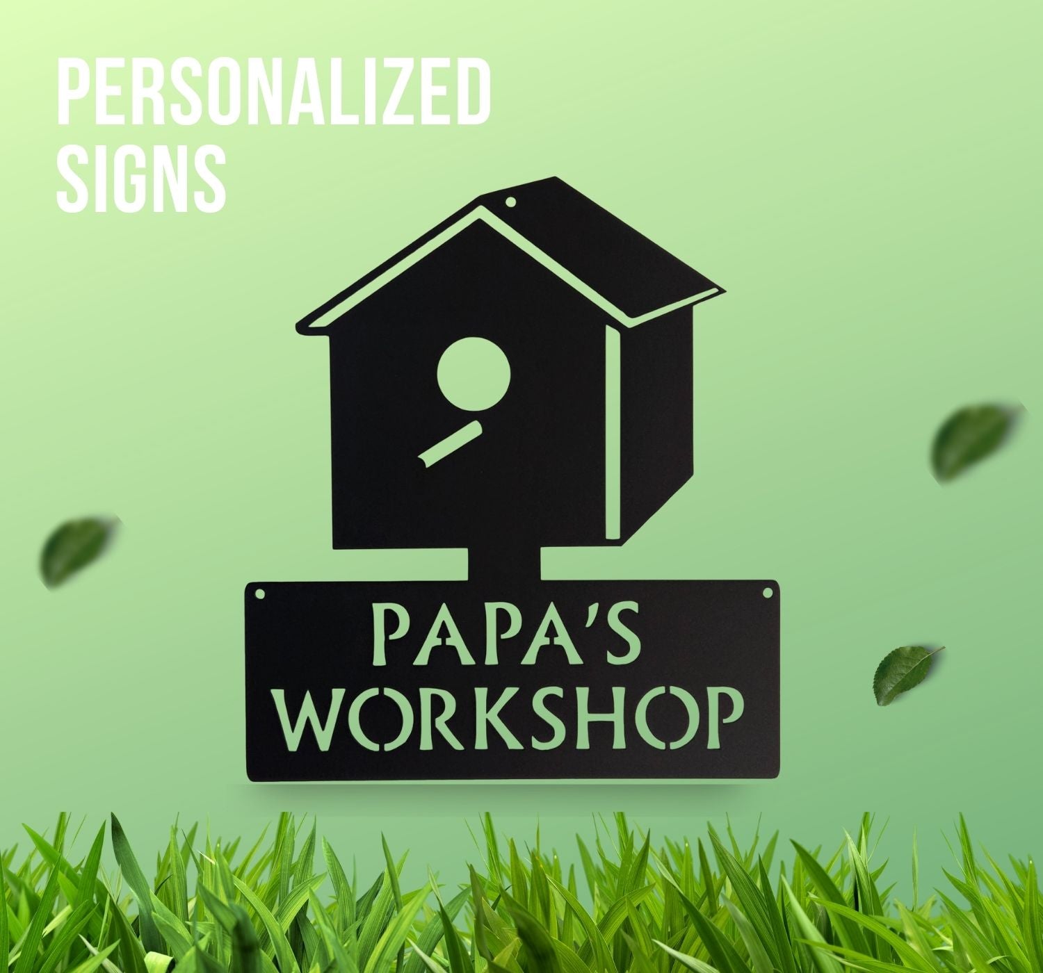 Personalized Workshop Metal Sign | Custom Garage Sign | American Made ...