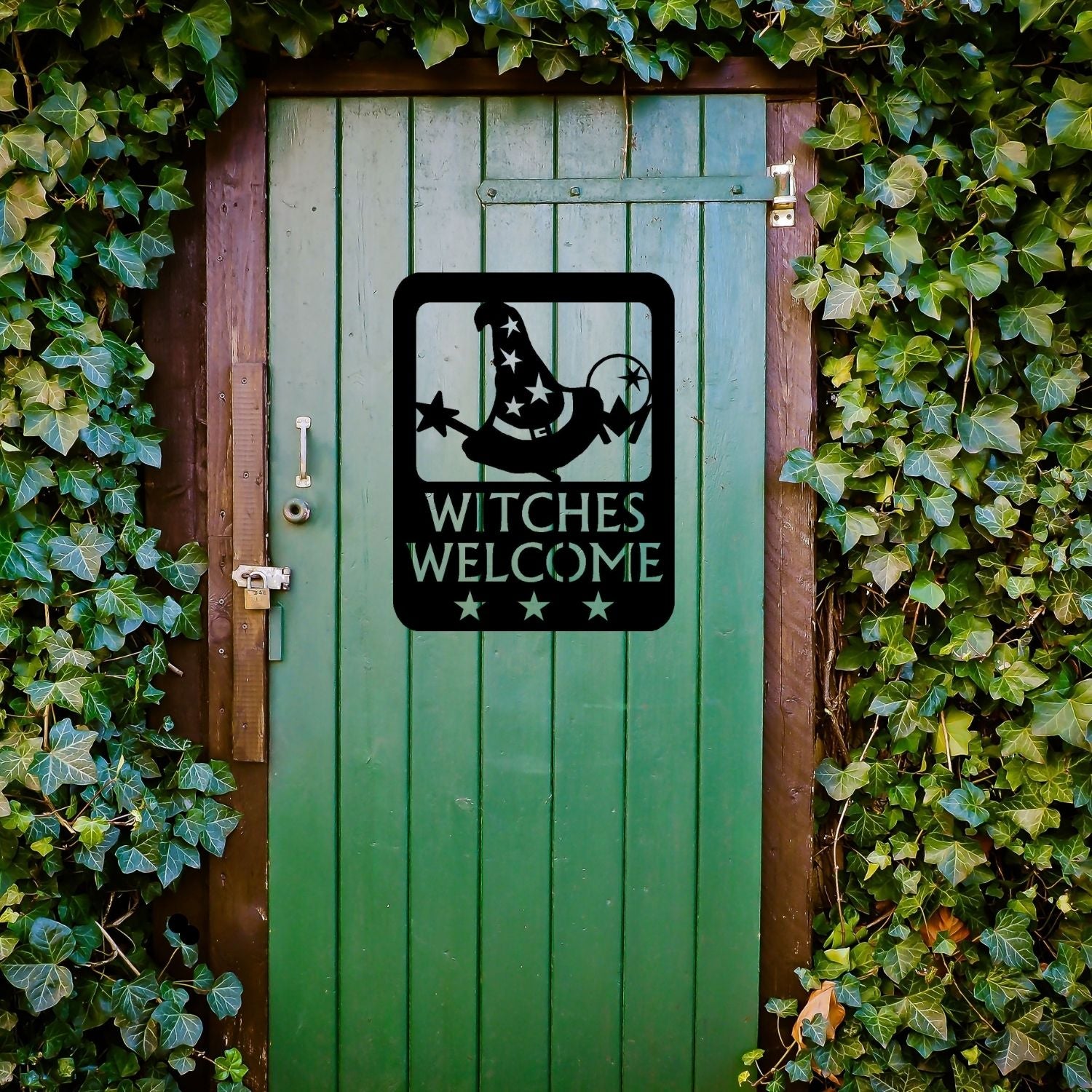Witches Welcome Sign or Yard Stake | The Metal Peddler
