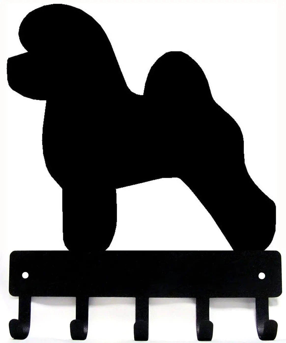Bichon Frise Dog Key Rack/ Leash Hanger | The Metal Peddler