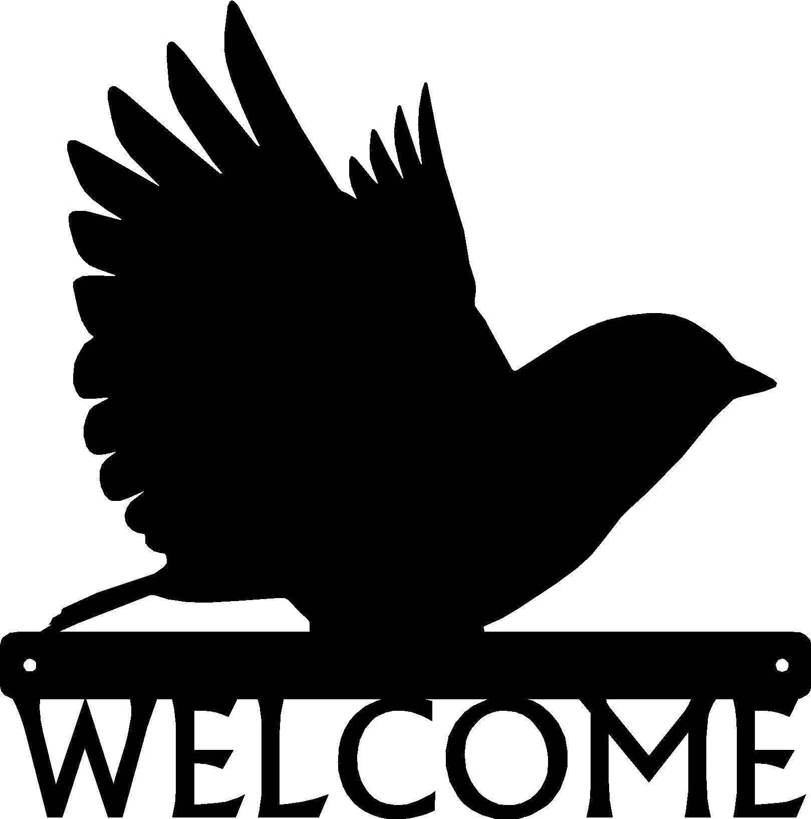 Bluebird Bird Welcome Sign | The Metal Peddler