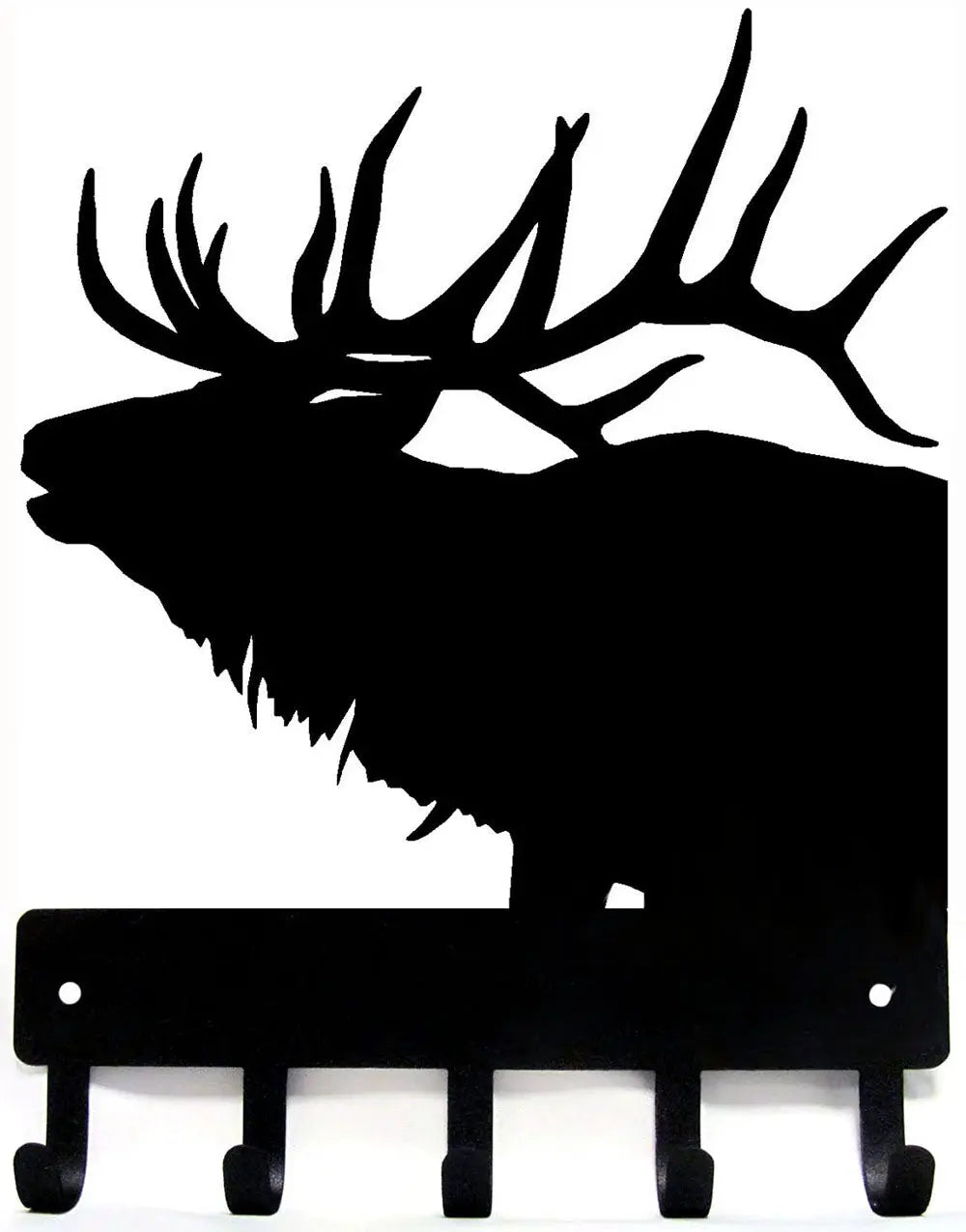 Majestic Elk Head Key Rack Made in USA | The Metal Peddler