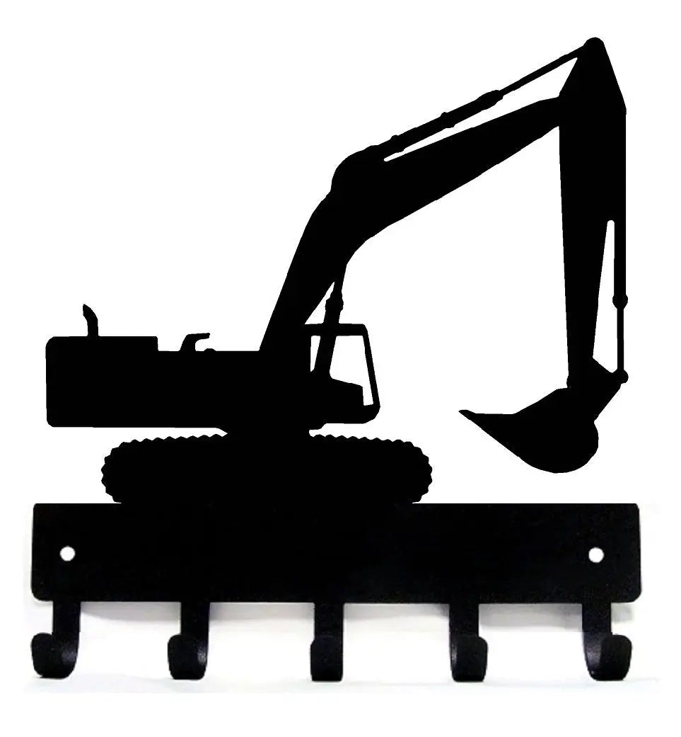 Excavator Key Rack with 5 Hooks | The Metal Peddler