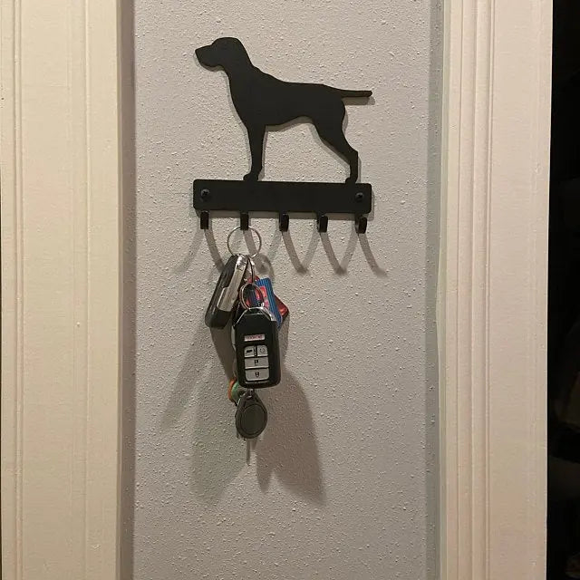 GSP German Shorthaired Pointer Dog Key Holder/ Leash Rack | The Metal ...