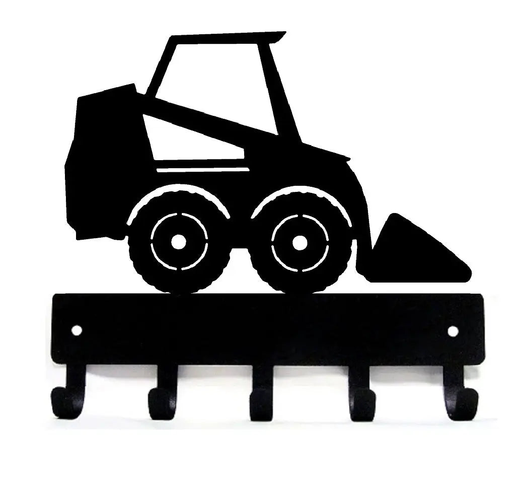 Skid Loader Key Rack with 5 Hooks | The Metal Peddler
