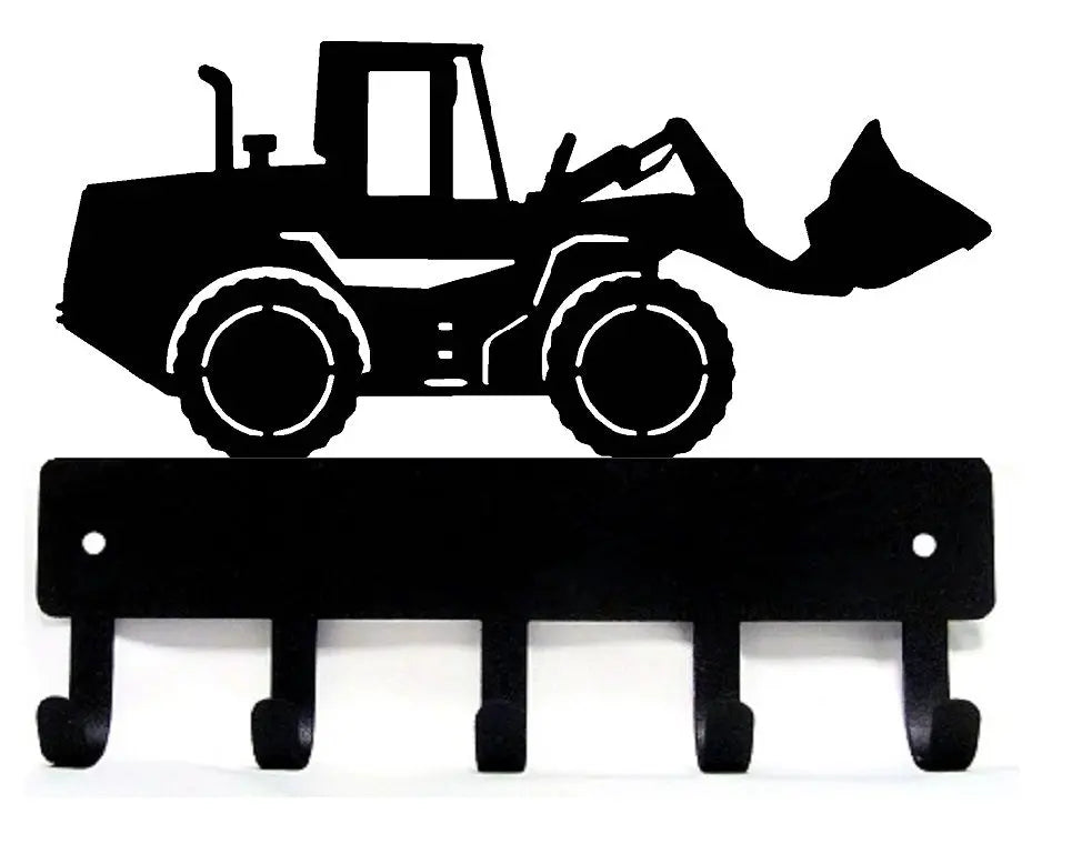 Front End Loader Key Rack with 5 Hooks | The Metal Peddler