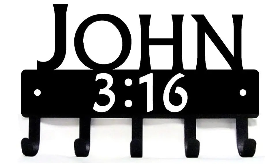 JOHN 3:16 Faith Key Holder for Organization | Christian Gift Decor ...