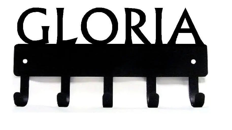 Personalized Name Key Holder/ Medal Hanger with 5 or 10 hooks | The ...