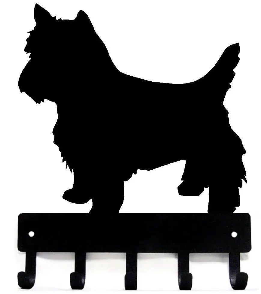 Yorkshire Terrier (Yorkie) Dog Key Rack/ Leash Hanger | The Metal Peddler